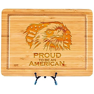 Proud to be an American Cutting Board, Patriotic Board, 4th of July Board, Gift for Soldiers, Memorial Day, Independence Day, Flag Board