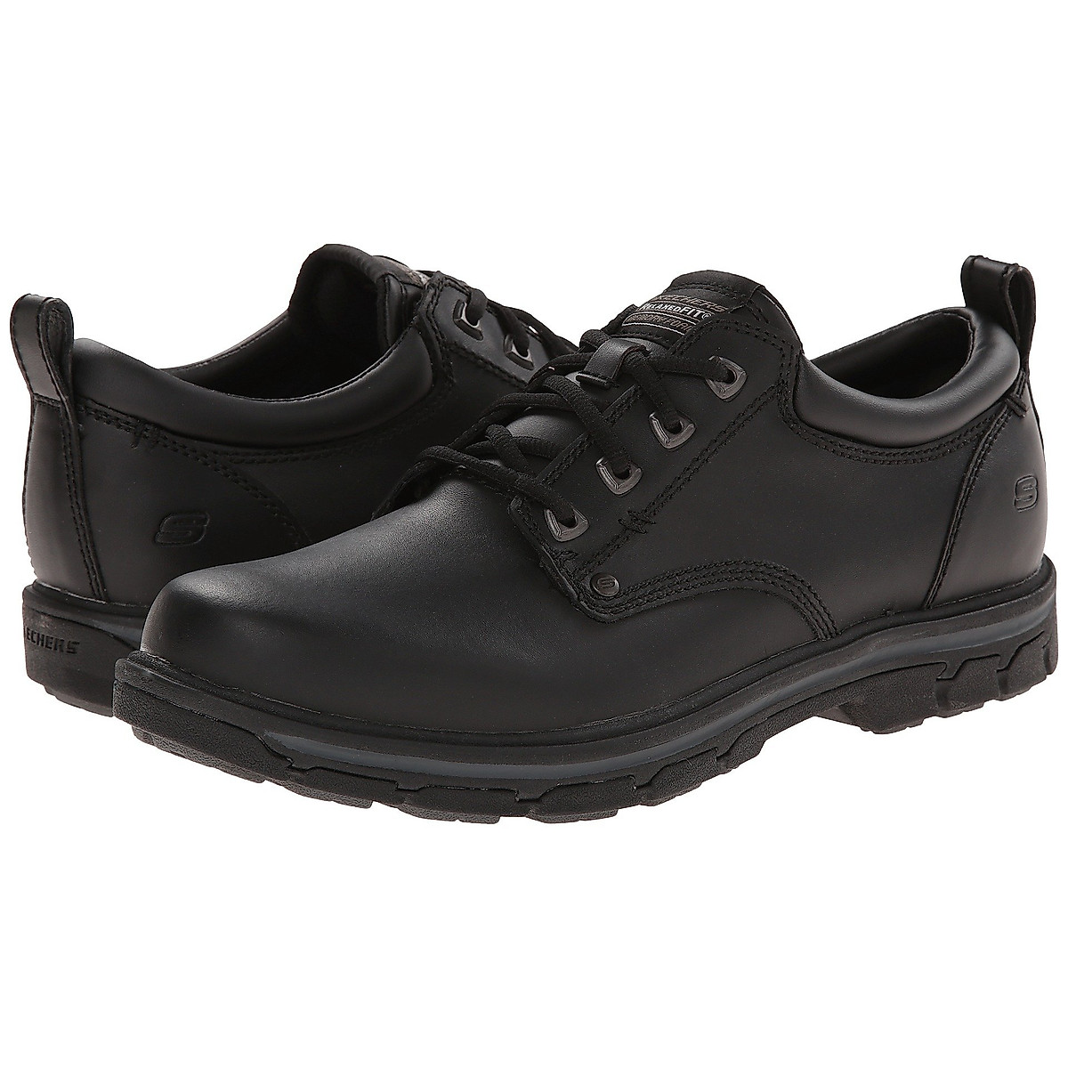 Skechers Men's Segment Rilar Oxford,Black,11.5 M US