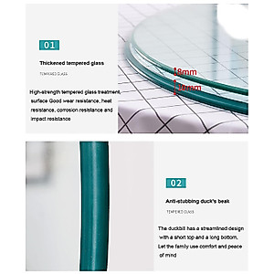 80 cm (30 inch) Lazy Susan for Table,Tempered Glass Lazy Susan Turntable Round Clear Dining Table Tray Tabletop Organizer Serving Tray for Dining Table