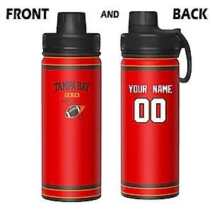 ANTKING Tampa Tumbler Travel Mug Coffee Cup Custom Name Number Gifts for Men Women Youth
