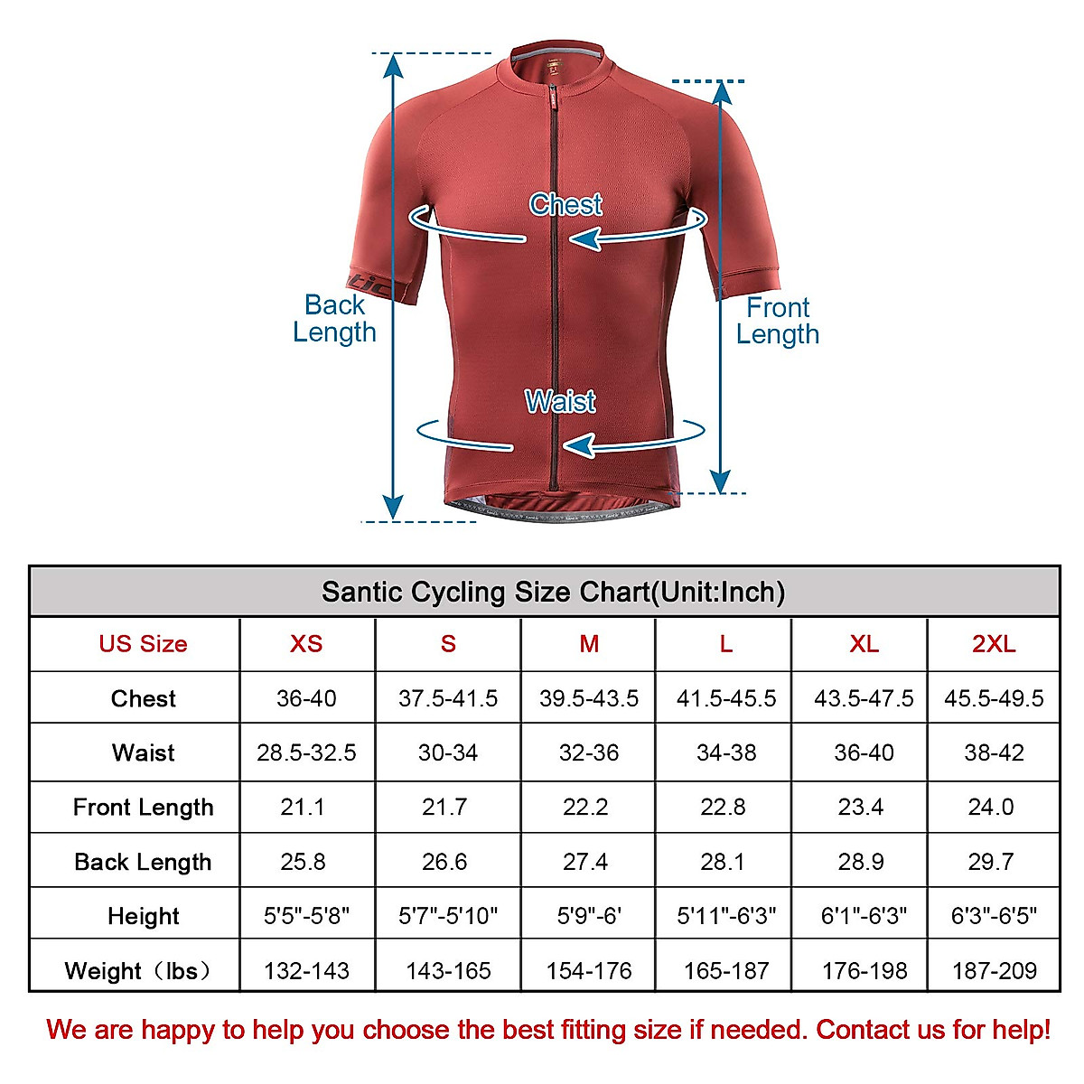 Santic Cycling Jerseys for Men Short Sleeve Cycling Tops Mens Biking Jersey Cycling Shirts Breathable Yorkson