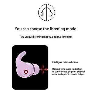 Wireless Bluetooth Sport Earbuds Headphones - Bluetooth Headset Bluetooth 5.2 Wireless Earbuds Waterproof Low-Power Noise Cancellation Binaural Stereo HD Sound Quality for Sports (Black)