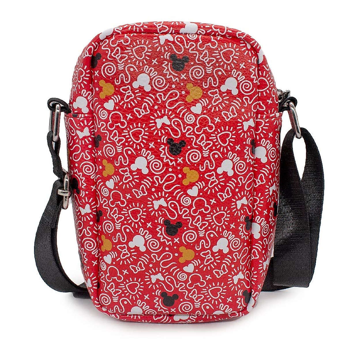 Disney Bag, Crossbody, Minnie Mouse Icons Doodle, Red, Vegan Leather