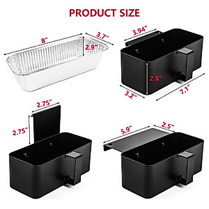 Uniflasy Griddle Grease Catcher Drip Cup with 𝟮𝟬𝗣𝗰 Grease Cup Liners for Blackstone 17, 22, 28, 30,36 inch, Grease Tray Cup Accessories for Blackstone Griddle, Drip Pans for Blackstone