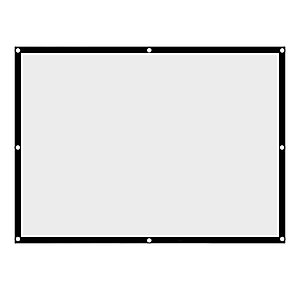 Yosoo Health Gear Portable Projector Screen, Foldable Anti-Crease Projector Movie Screen for Home Outdoor Indoor(100 Inch)
