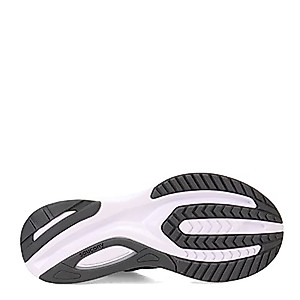 Saucony Women's Guide 15 Running Shoe, Black/White, 8 Wide