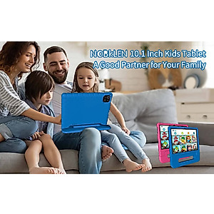 NOBKLEN Kids Tablet 10 Inch, 2023 Android Tablet for Kids and Parental Control, 2GB+32GB ROM, 6000mAh Battery