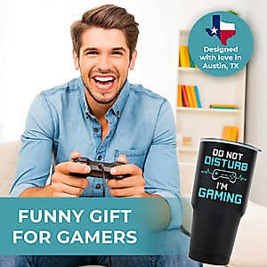 Gaming Tumbler 30oz, Funny Gaming Mugs, Gamer Gifts For Gamers, Gift For Gamers Men, Gamer Boy Gifts, Gamer Gifts For Teen Boys, Gamer Gifts For Him, Gamer Dad Gifts Gaming Gifts For Boyfriend