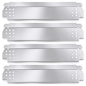 Grill Heat Plate Parts for Home Depot Nexgrill 720-0830H, 720-0888N, 720-0888, 720-0864, 720-0896B, Stainless Steel Grill Heat Tent, Burner Cover, Flame Tamer for 4 Burner Members Mark 720-0830G
