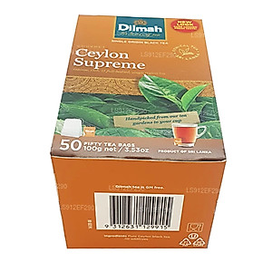 Dilmah Ceylon Supreme (100g) 50 Tea Bags