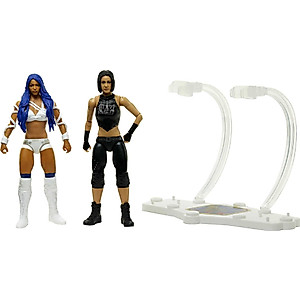 Mattel WWE Sasha Banks vs Bayley Championship Showdown 2-Pack 6-inch Action Figures Monday Night RAW Battle Pack for Ages 6 Years Old & Up