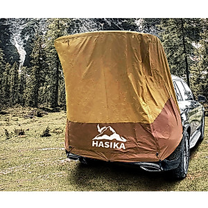 Hasika Camping Tent 2 Person Sun Shade Privacy Shelter Easy Set Up 120 Seconds Waterproof 3000MM UPF 50+ Yellow (Small)