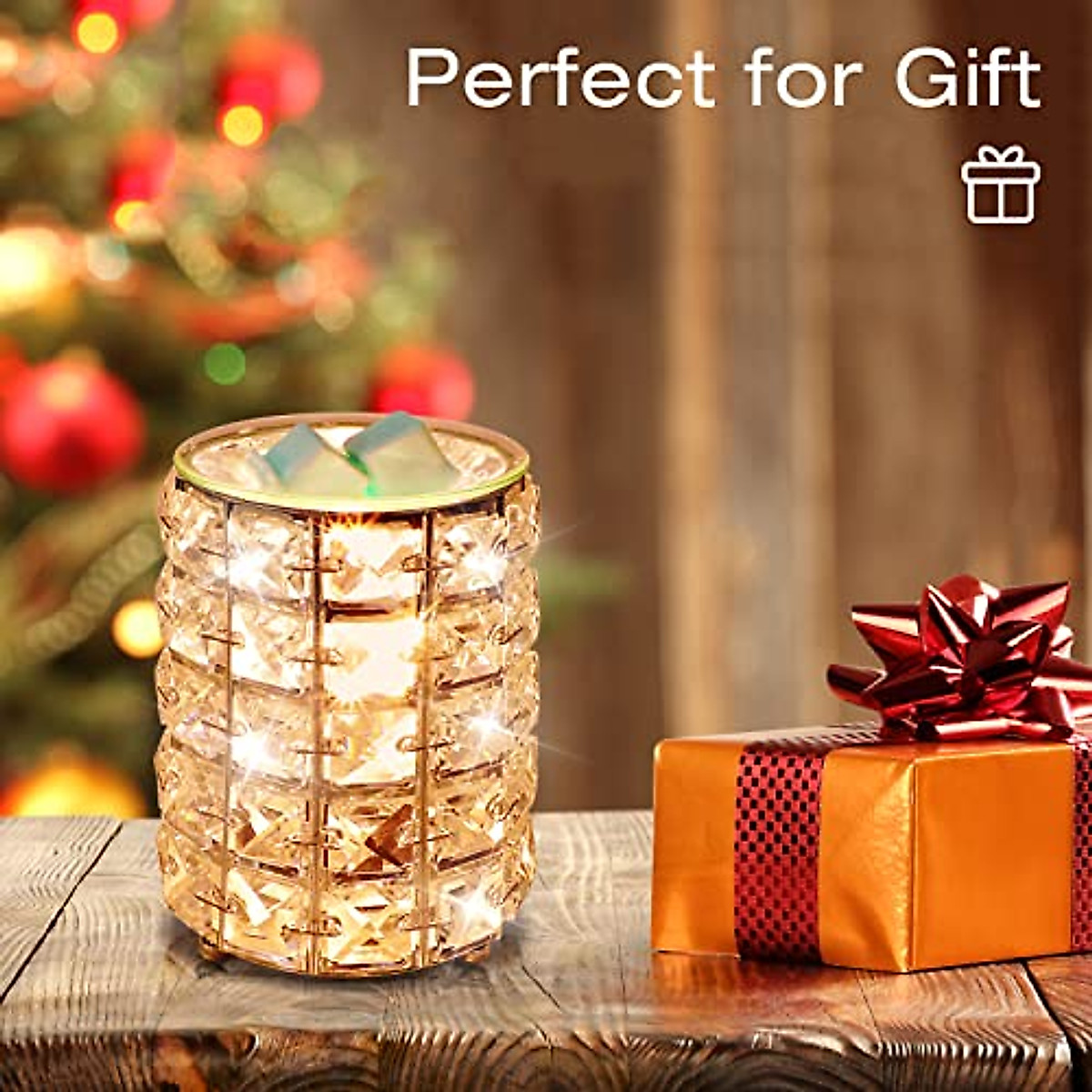 STRN Wax Melts Warmer, Crystal Wax Warmer, Electric Wax Melter Burner, Wax Melt Warmer for Wax Melts, Valentines Day Gifts, Home Office Fragrance Decorations for Mom