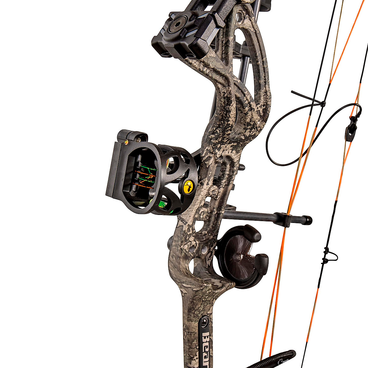 Bear Archery Cruzer G2 Ready to Hunt Compound Bow Package for Adults and Youth, Right Hand, True Timber Strata