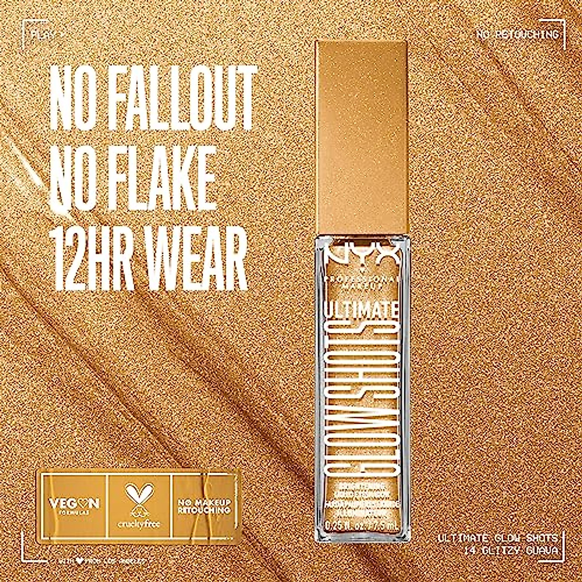 NYX PROFESSIONAL MAKEUP, Ultimate Glowshots Vivid Rich - Glitzy Guava