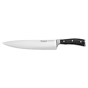 Wusthof 1040330126 Classic IKON Chef’s Knife, 10-Inch, Black