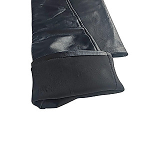 KIMOBAA 66cm(26") long leather long opera evening leather gloves (8.0(thin lining))