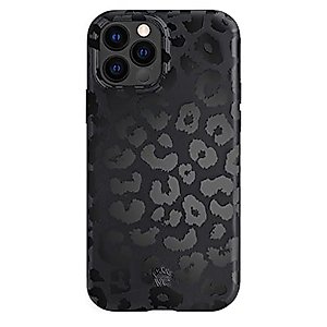 Velvet Caviar Designed for iPhone 13 Pro Case for Women [8ft Drop Tested] Compatible with MagSafe - Cute Magnetic Protective Phone Cover (Black Leopard)