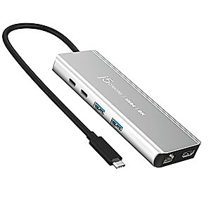j5create USB4 8K Multi-Function Hub - 8K60/4K144 HDMI, 2.5G Ethernet, PD Charging, 10Gbps USB-A, 10Gbps USB-C Ports | Compatible with MacBook, Windows, Thunderbolt 3/4, and USB4 Devices (JCD403)