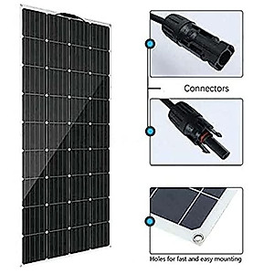 CHEIRSS 400W/800W Solar Panel 18V Etfe Flexible Solar System Solar Panel Kit Complete RV Car Battery Solar Charger for Car RV Boat Caravan Home Rooftop,800W