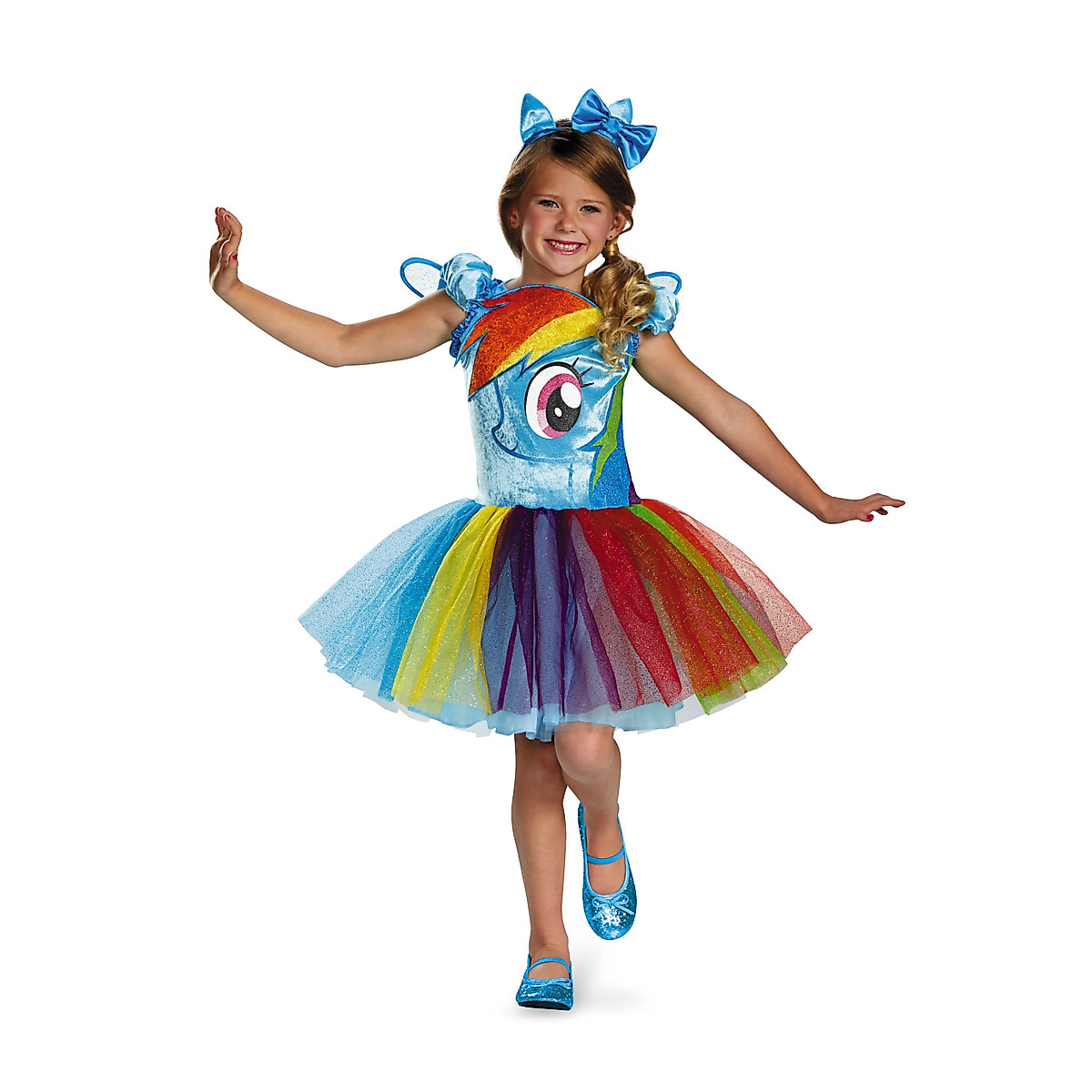 Hasbro's My Little Pony Rainbow Dash Tutu Prestige Girls Costume, Small/4-6x