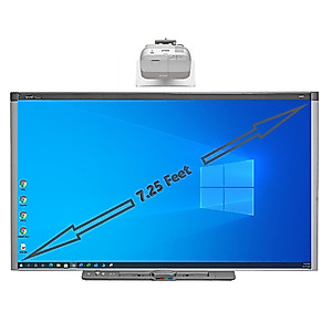 INTERACTIVE SMART BOARD SBX885 WITH SHORT THROW PROJECTOR BUNDLE