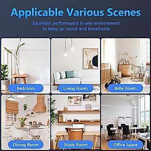 Funmit 1043 Super Humidifier Wick Filter (4 Pack) Replacement for Essick Air AIRCARE EP9500, EP9700, EP9800, EP9R500, EP9R800, 821000, 826000, 826800, 831000 Bemis Space Saver 800 8000 Humidifiers