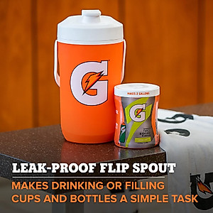 Gatorade Half Gallon Cooler Jug, Sports Hydration Jug, BPA-Free, 64oz, Double Wall Insulation​