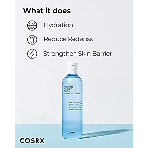 COSRX Hydrium Watery Toner, 150ml / 5.07 fl.oz | Hyaluronic Acid Moisture Toner | Korean Skin Care, Animal Testing Free, Paraben Free