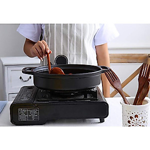 Ceramic Casserole Steamer Braiser Pan Healthy Pot Earthen Pot for Braising Slow Cooking Moroccan Tajine Pot (Orange 1.3Quart)