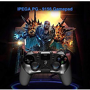 ipega-PG-9156 Wireless game Controller 4.0+2.4G Mobile phone Gamepad for Samsung Galaxy S22/21 /S20 /S10 NOTE21/20/10 VIVO Oppo Android Mobile Smartphone Tablet (Android 6.0+ Higher System)
