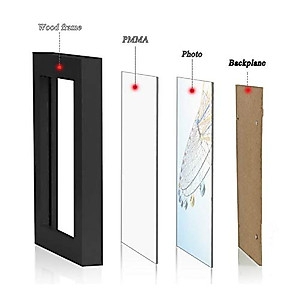 DODXIAOBEUL Poster Frame Artwork Picture Frame-Actual Fits 11 3/4x15 3/4 inch /30x40cm Photo,Print,Poster,Portrait or Artwork Frame Hanging Picture Frame White