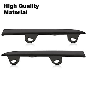 PIT66 Front Bumper Headlight Grille Filler Set, Compatible with 2001-2004 Toyota Tacoma 2WD/4WD #52513-35060