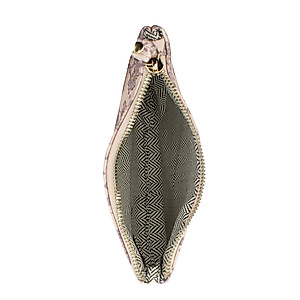 XOXO Women’s Large Blush Paisley Saffiano Multifunction Solid/Patterned Wristlet