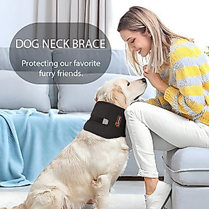 FoxFocus Dog Neck Braces Providing Support for Dogs with Vertebral Neck Injuries, Sprains, and Instability, While Preventing Biting and Licking for Effective Wound Healing