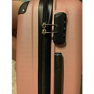 BlondBenjo Travellers 3 Piece Luggage Set Hard Cover Lightweight Suitcase Luggage Set