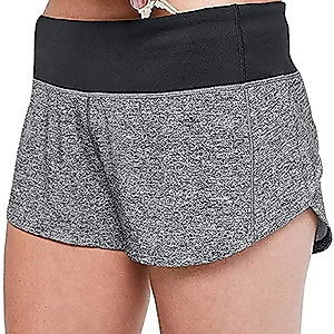 Lululemon Speed Up Short 2.5" (Heather Lux Multi Black/Black, Size 6)