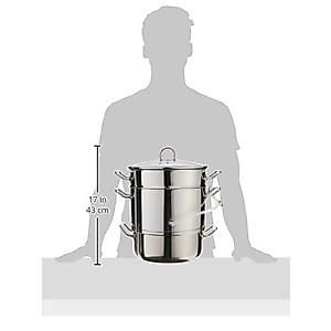 Norpro 619 Stainless Steel Steamer/Juicer, One Size, without Canning Kit