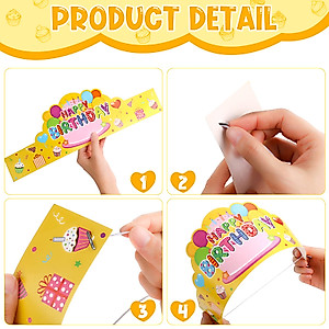 Yunsailing 36 Pcs Colorful Party Crowns - Classroom Gifts and Birthday Hats for Kids