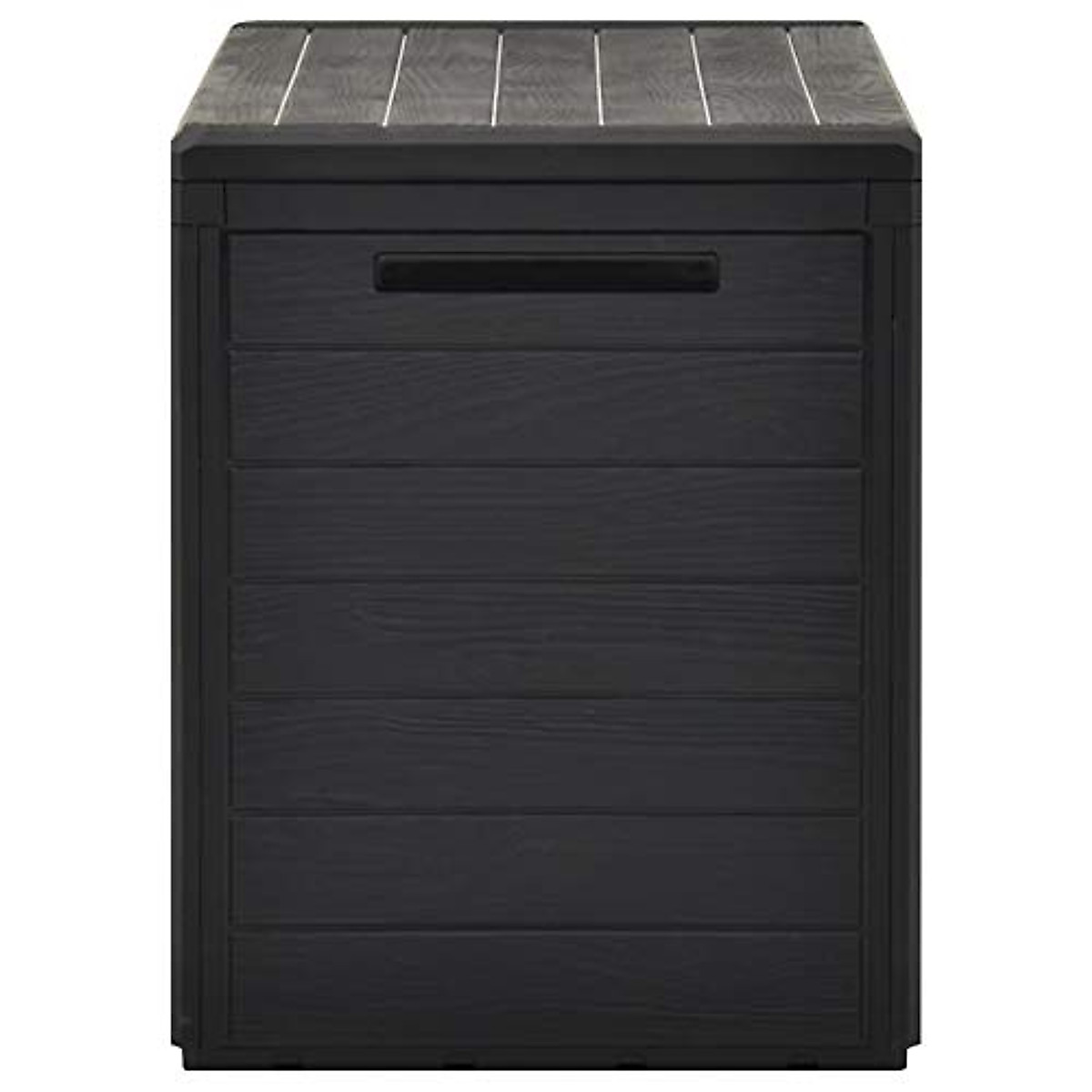 Tidyard Garden Storage Box Storage Cabinet 50.2 Gal Deck Box Garden Organizer Toolbox for Patio, Lawn, Poolside, Backyard Outdoor Furniture 38.7 x 17.3 x 21.7 Inches (W x D x H)