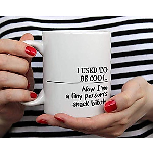 Funny Mom Dad Parents Coffee Mug, Novelty Gag Birthday Gift for Mother Father, New Mama Tea Cup (11oz)