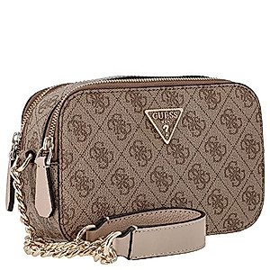 GUESS Noelle Crossbody Camera Latte Logo One Size