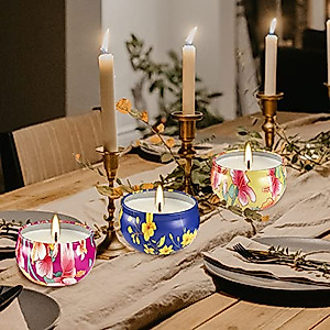 CIPHANDS Scented Candles Gifts Set 16 Pack Soy Wax Travel Tin Jar for Home 2.5 OZ Aromatherapy Gift Mom Christmas, Birthday, Thanksgiving, Mother's Day