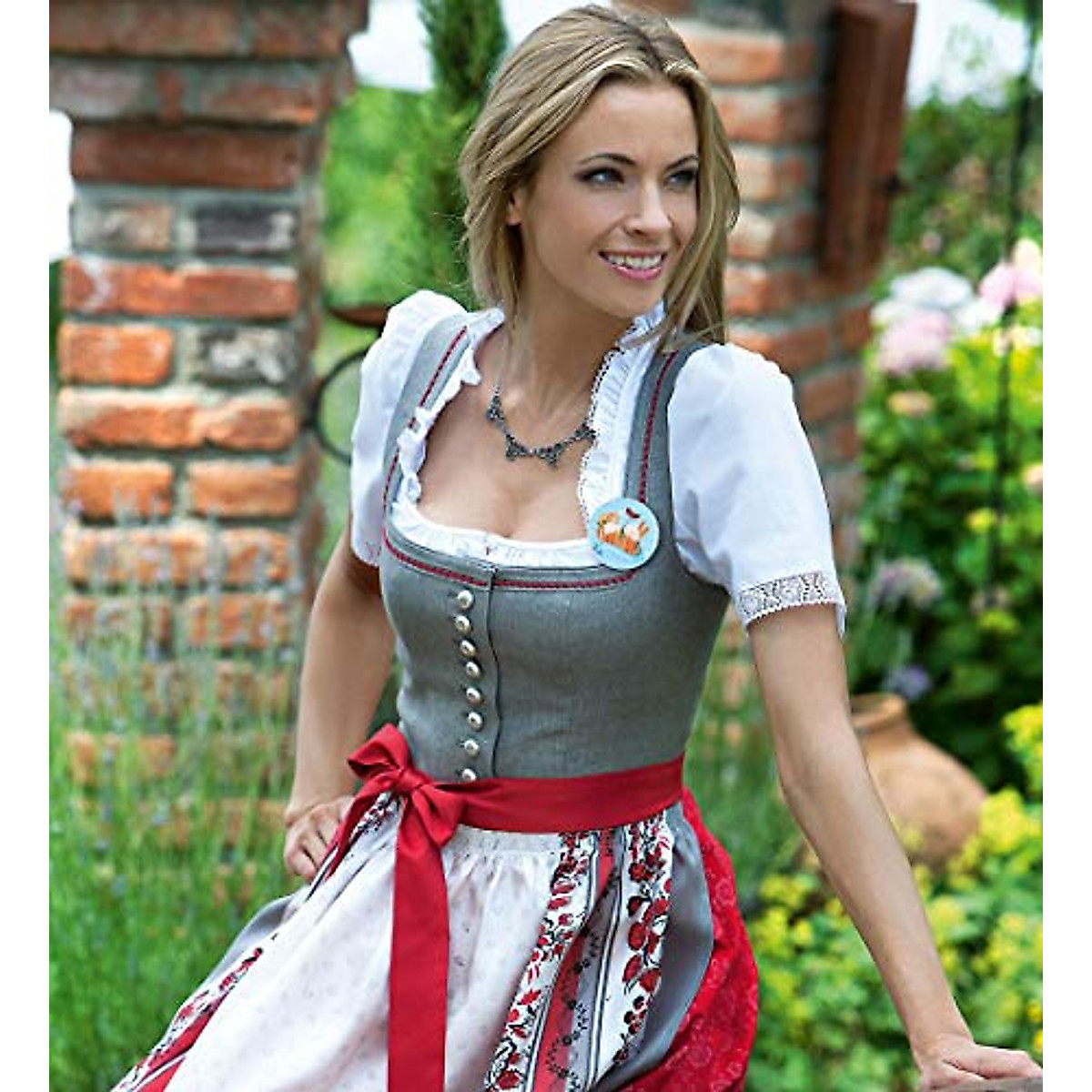 Oktoberfest Buttons Pins Bavarian Badges - Beer Festivities  Event Party Favors Supplies Decorations 48Ct