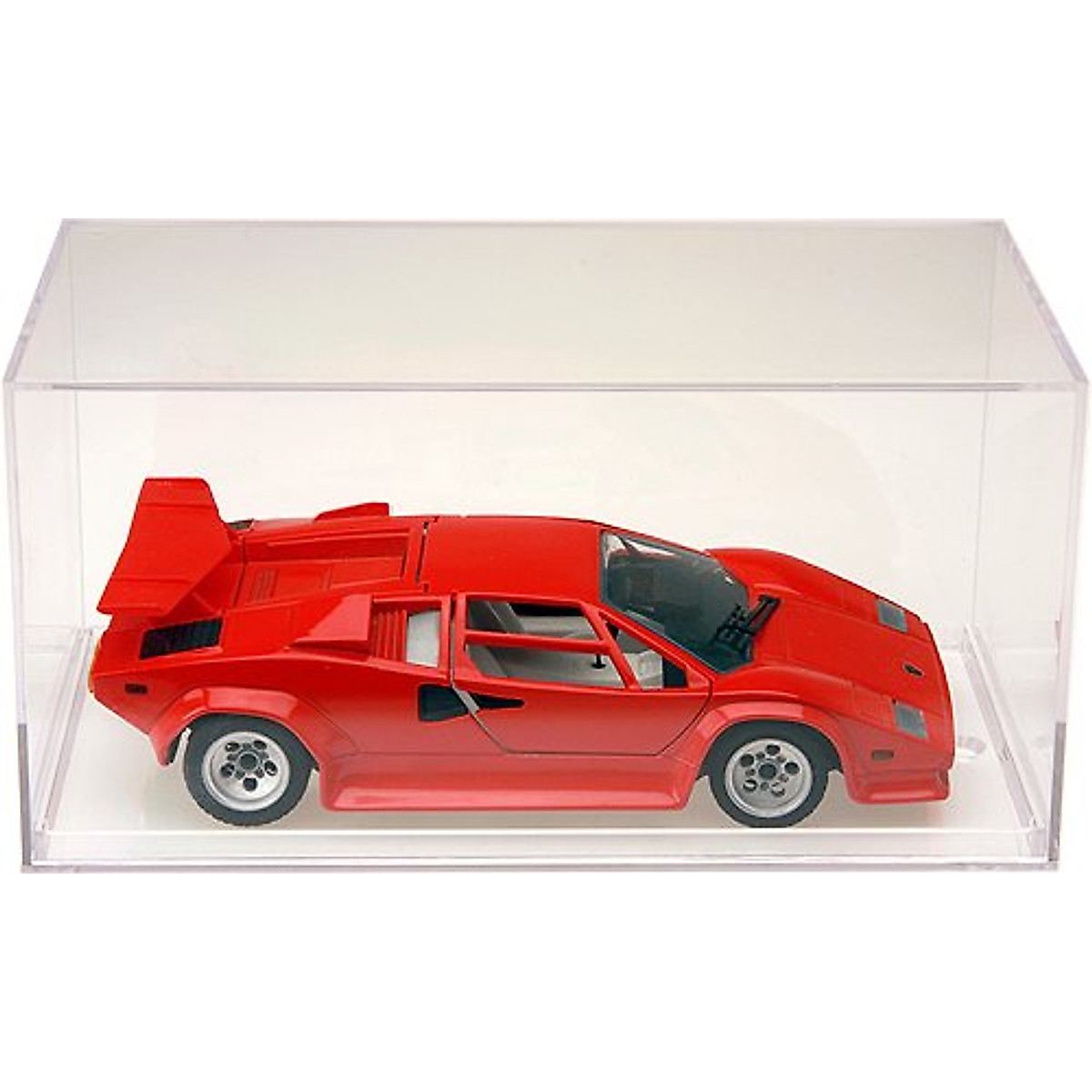 Pioneer Plastics 083C Clear Plastic Display Case for 1:32 Scale Cars, 8" W x 3.75" D x 3.5" H (Mailer Box)