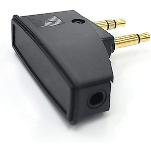 Sqrgreat Hizsoaor Airplane Headphone Adapter Compatible with Bose QuietComfort 45 QC35ii QC35 QC20 QC25 QC15 QC3 QC2 and More Headphones