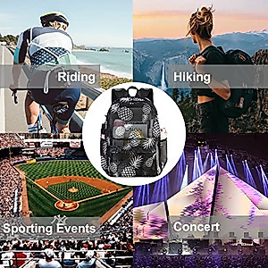 CAMTOP Mesh Backpack for Girls Semi-TransparentSee Through Sturdy Bookbag Casual Daypack for School Beach Swim Work Gym