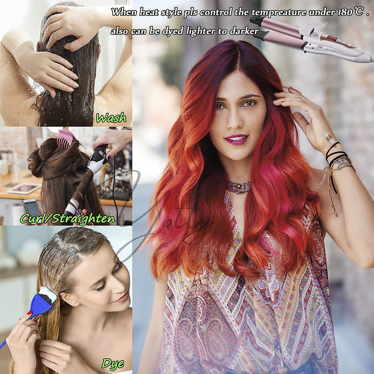 Nano Ring Hair Extensions Human Hair Keratin Cold Fusion Nano Tip Micro Nano Beads Link Thick Hair Balayage Highlight Ombre Real Remy Hair 1g/s (20inch100gr100s, Silver Gray)