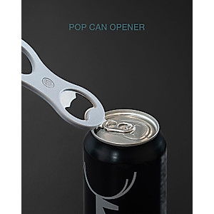 8SOM 2 in 1 Magnetic Beer Bottle Opener for Refrigerator and RV with Cap Catcher, Soft Touch Silicone Surface Protect Fridge, Pop Can Soda Can Opener for Long Nails, Ideal Gift