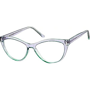 ZENNI Blue Light Blocking Glasses for Women Stylish Lavender TR90 Cat-Eye Frame Relieve Digital Screen Eye Strain Light Eyewear UV Protection